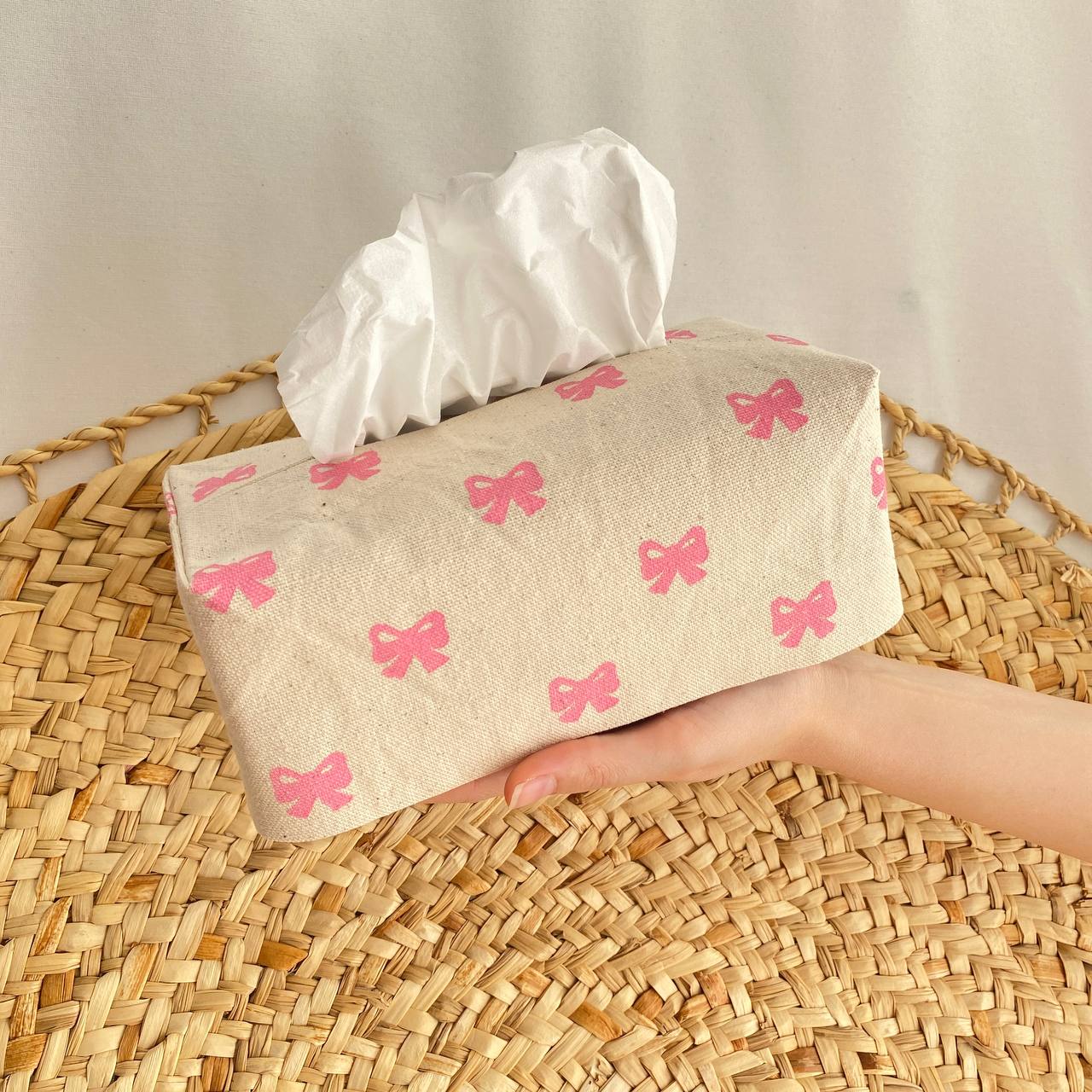 جای دستمال کاغذی طرح پاپیون بوهو